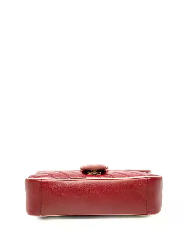 Gucci Gg Marmont Medium Shoulder Bag - Red