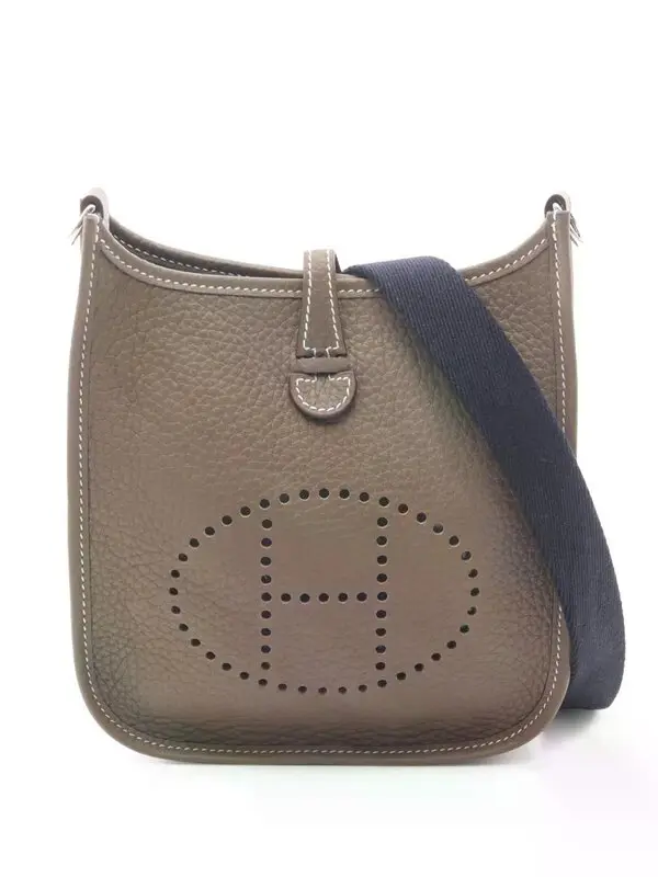 Hermès 2025 Clemence Evelyne Tpm Crossbody Bag - Grey