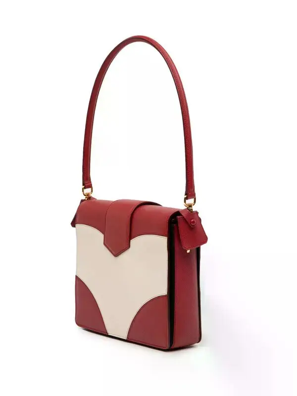 Prada 2013-2026 Bicolor Saffiano Satchel