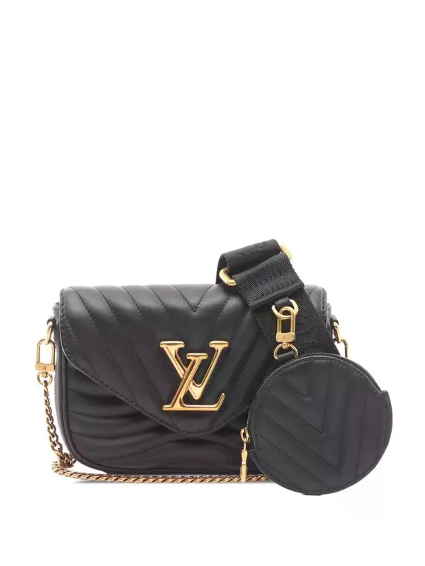 LOUIS VUITTON 2020 New Wave Multi Pochette Satchel - Black