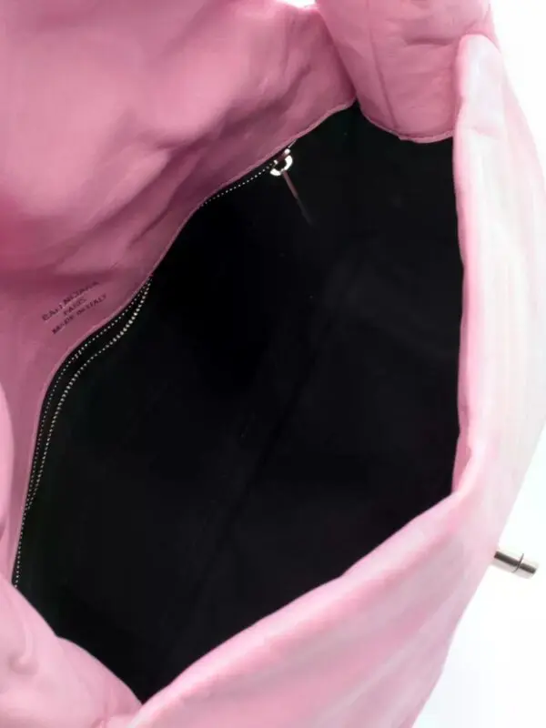 Balenciaga 2010-2026 Small Calfskin Monaco Sling - Pink