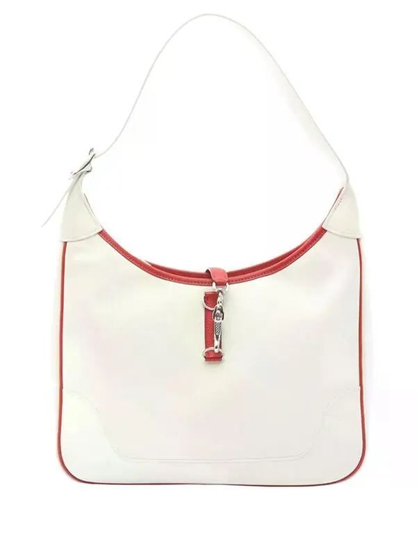 Hermès 2004 Epsom Trim 31 Shoulder Bag - White