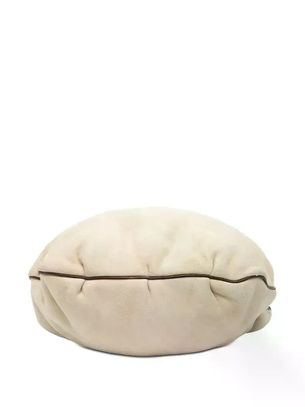 Loewe 2000-2010 Leather Trimmed Hobo Bag