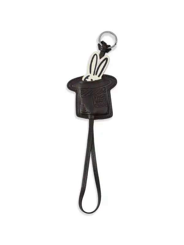 Paul Smith Rabbit Graphic Keyring - Brown