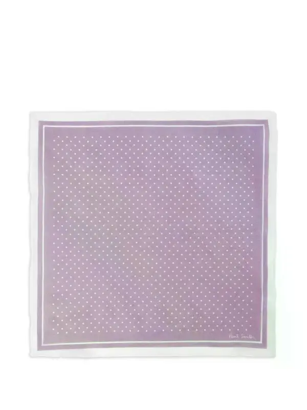 Paul Smith Polka-dot Pocket Square - Purple