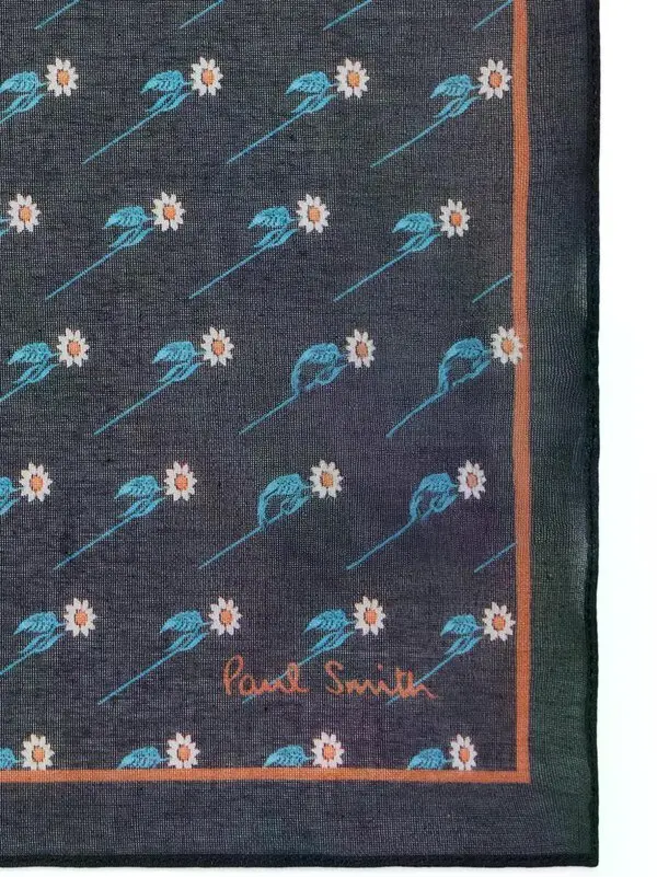 Paul Smith Floral-patterned Pocket Square