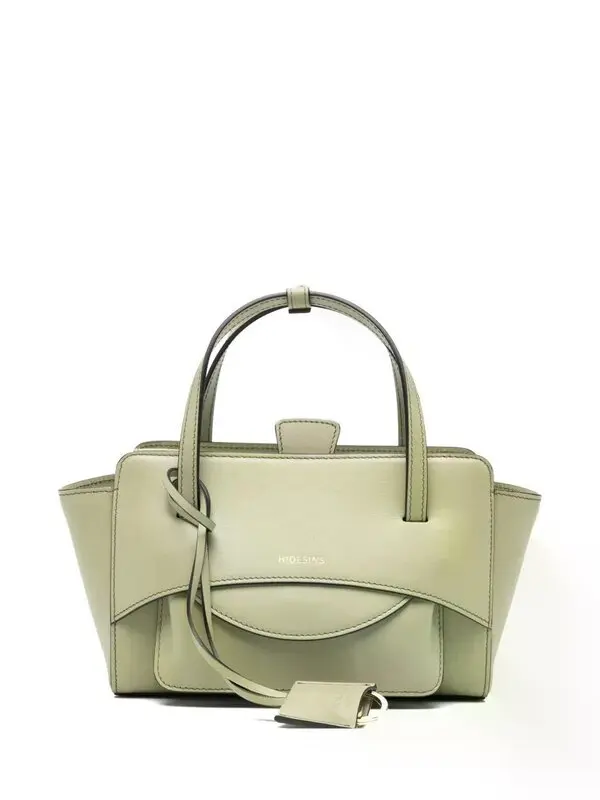 HIDESINS Leather Tote Bag - Green