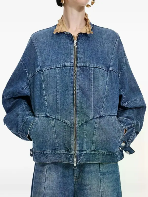 JNBY Oversize Panelled Denim Jacket