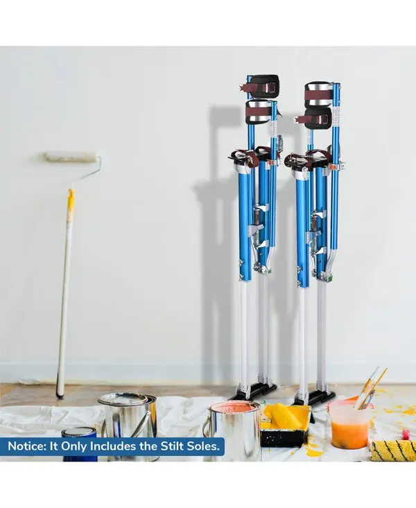 YESCOM Drywall Stilt Replacement Part Repairs 1 Pair Of Rubber Sole Floors Construction Ceiling Tool Kit Accessories