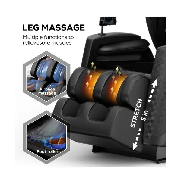 MAISON BOUCLE Zero Gravity Massage Chair Recliner With Heat