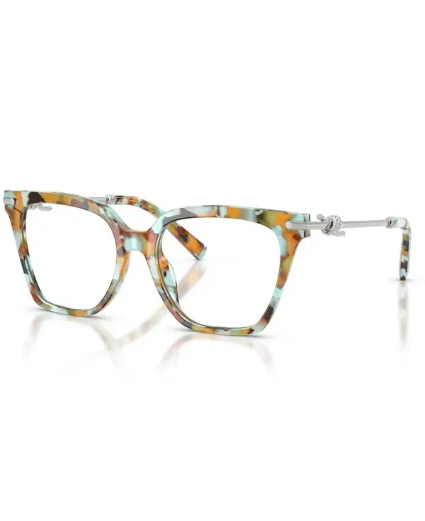 Tiffany & Co. Square Eyeglasses - Blonde Tiffany Havana