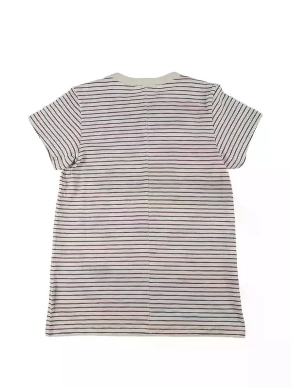 Rag & Bone Striped Slub T-shirt - Neutrals