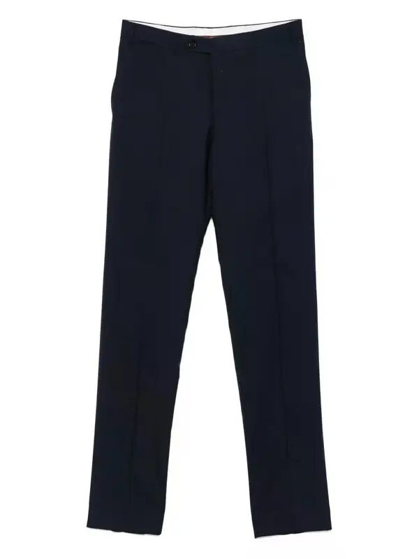Canali Wool Trousers - Blue
