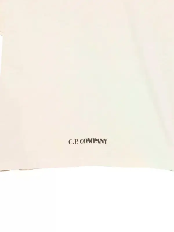 C.P. COMPANY Logo-print T-shirt - Neutrals