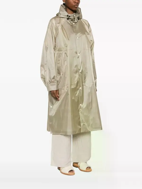 Sofie D'hoore Hooded Rain Coat - Neutrals