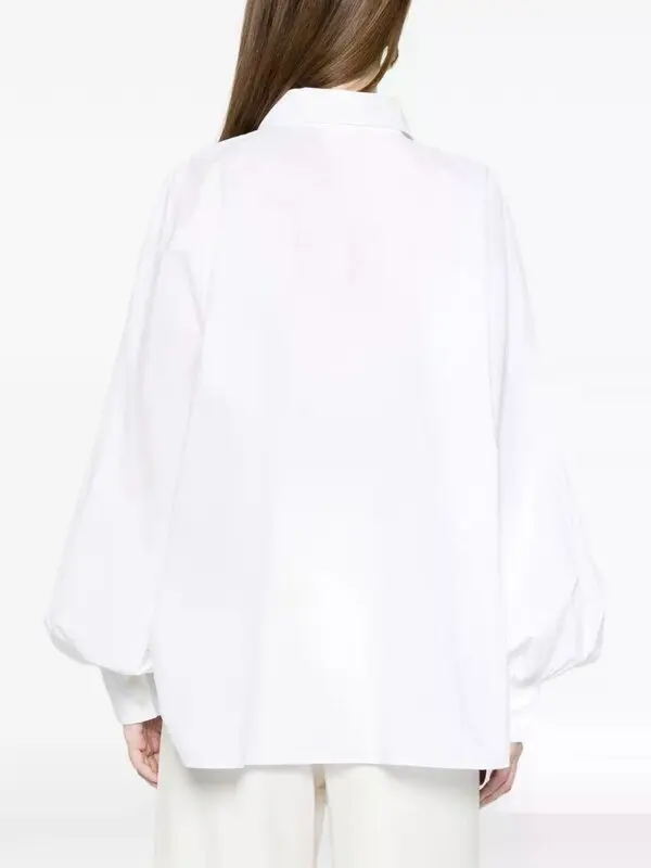 SOSUE Cotton Button-down Shirt - White