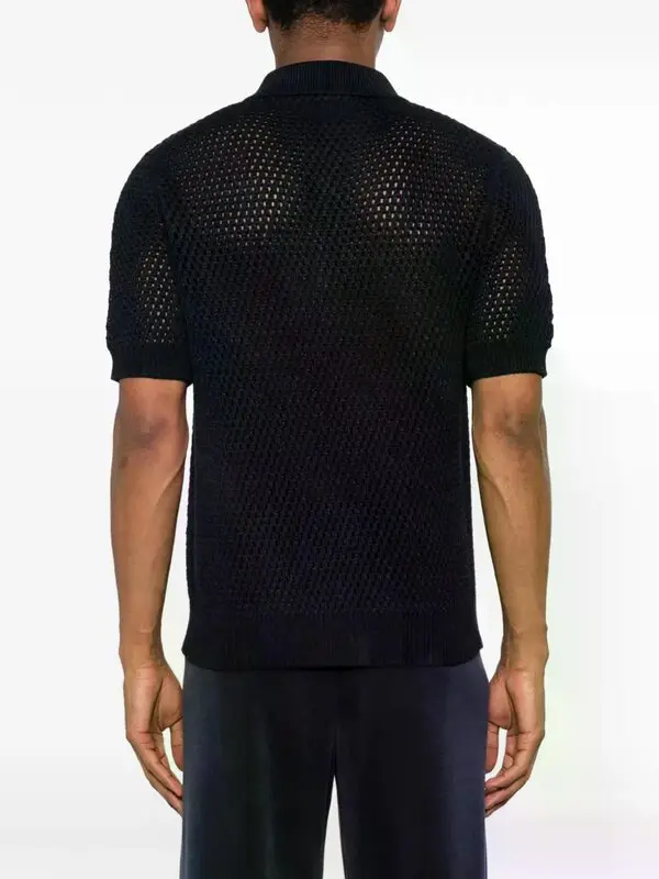 Prada Knitted Polo Shirt