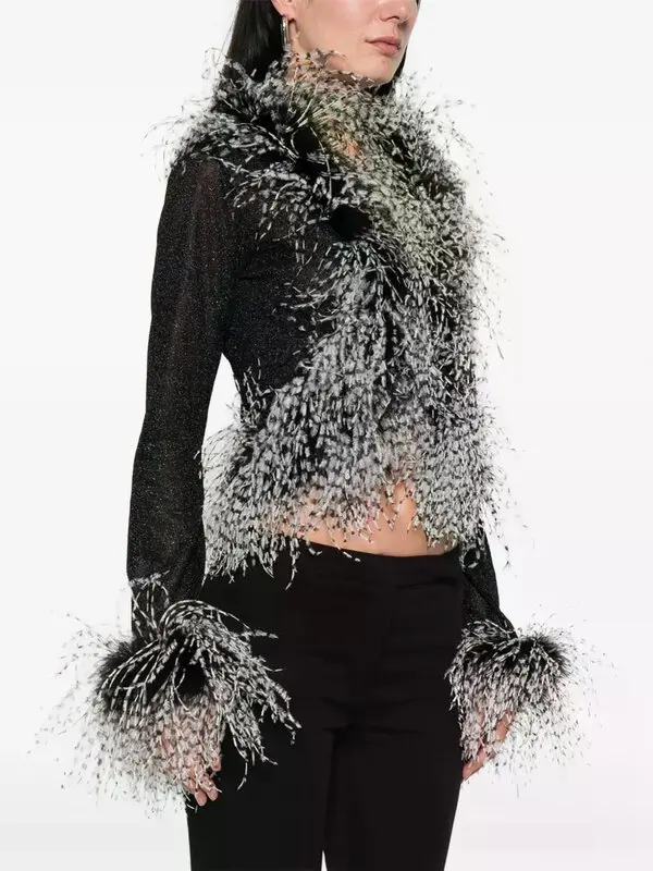 Oseree Lumiere Plumage Top
