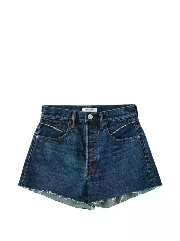 Moussy Vintage Southborough Frayed Denim Shorts