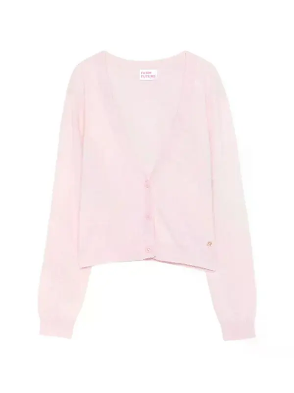 From Future V-neck Button Cardigan