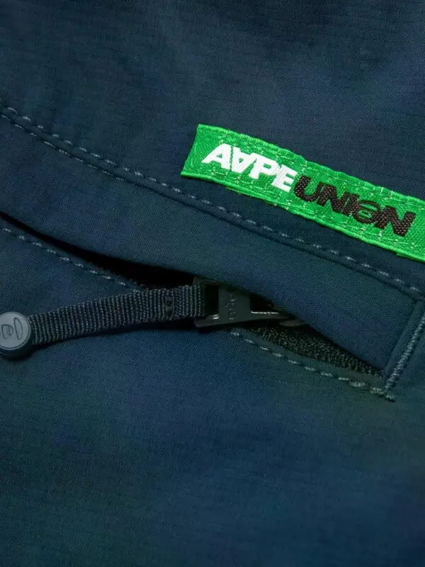 AAPE BY *A BATHING APE Logo Patch Track Pants