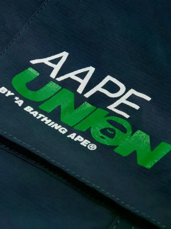 AAPE BY *A BATHING APE Logo Patch Track Pants