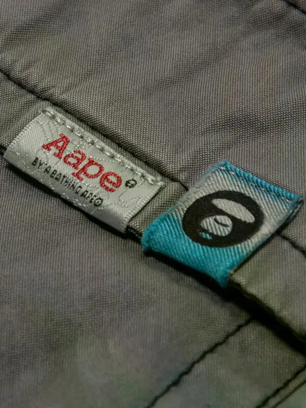 AAPE BY *A BATHING APE Logo-patch Cotton Shorts