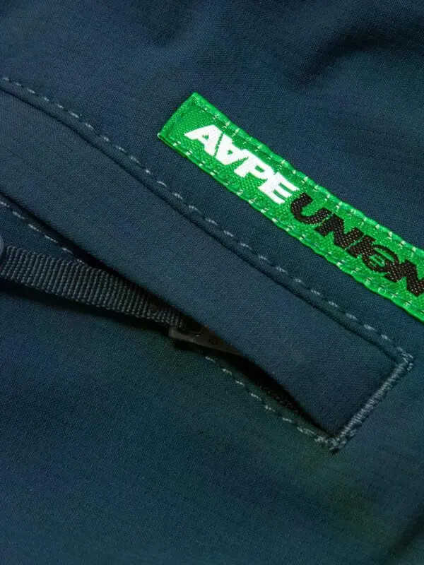 AAPE BY *A BATHING APE Logo Patch Shorts - Blue