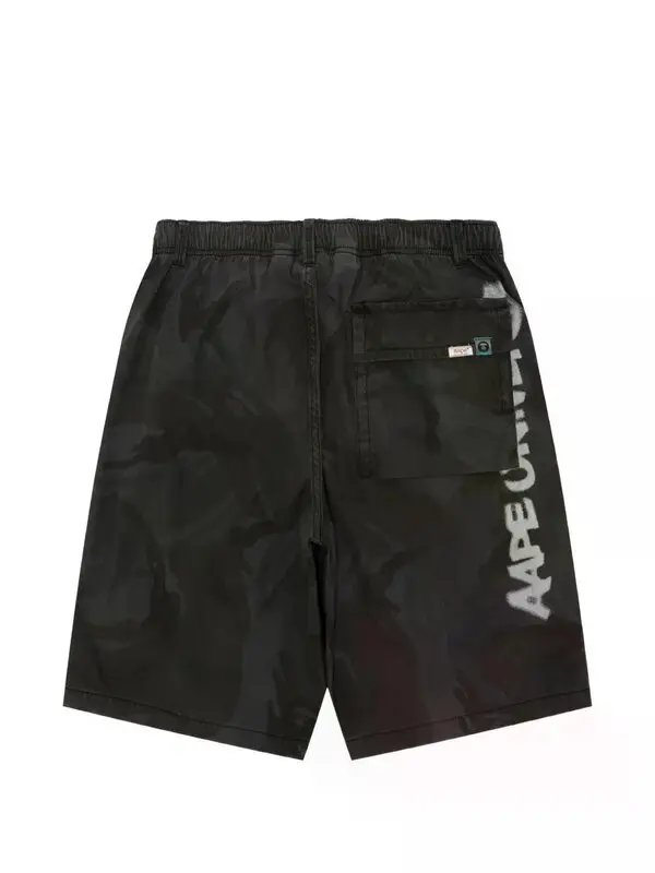 AAPE BY *A BATHING APE Camouflage Logo-patch Shorts