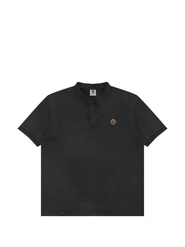 AAPE BY *A BATHING APE Appliqué Polo Shirt - Grey