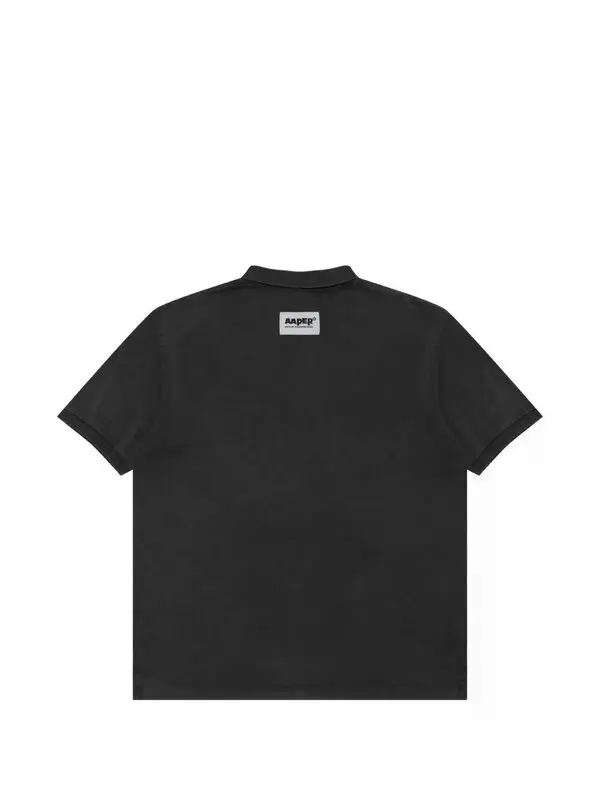 AAPE BY *A BATHING APE Appliqué Polo Shirt - Grey