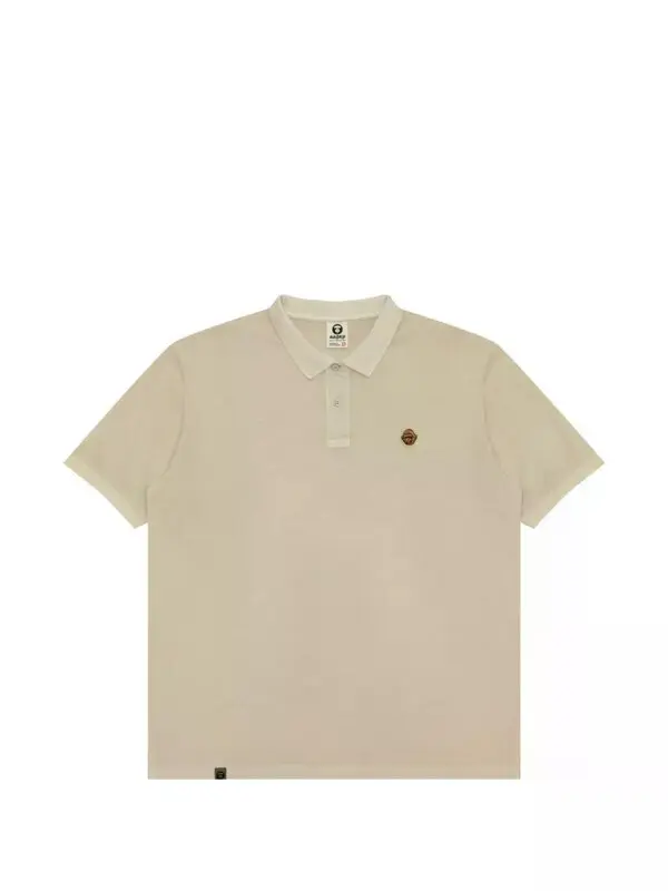 AAPE BY *A BATHING APE Appliqué Polo Shirt - Neutrals