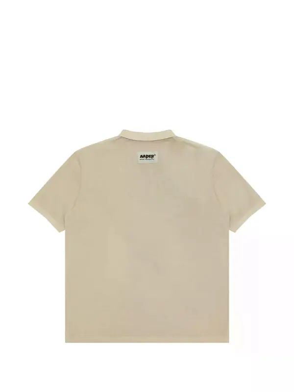 AAPE BY *A BATHING APE Appliqué Polo Shirt - Neutrals