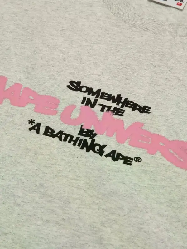 AAPE BY *A BATHING APE Printed T-shirt - Grey