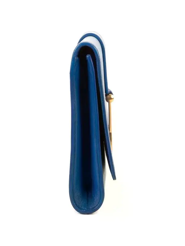 Saint Laurent Ligne-y Clutch - Blue