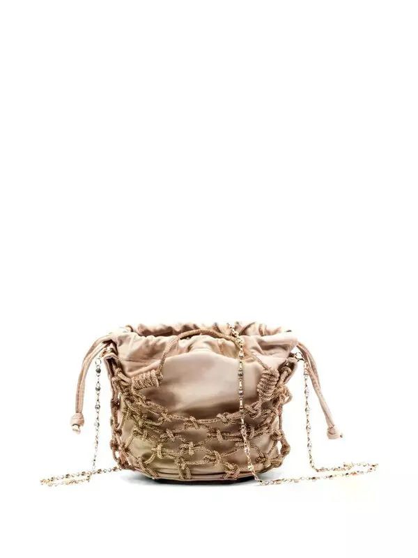 Pho Firenze Woven Mesh Bucket Bag