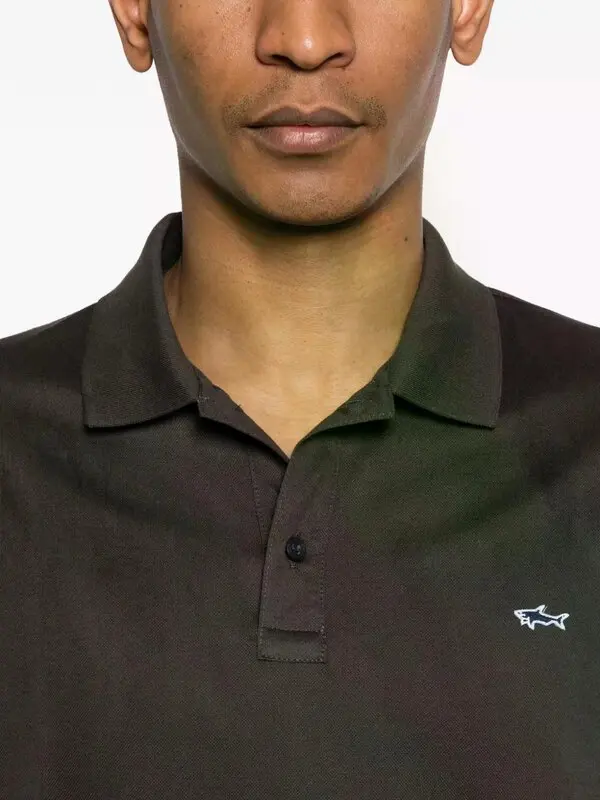 Paul & Shark Logo Polo Shirt - Brown