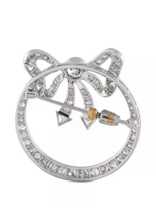 LB EXCLUSIVE Diamond Bow Brooch