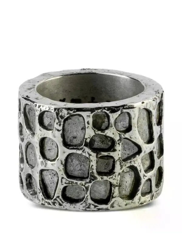 PARTS OF FOUR Sistema Diamond Ring - Silver