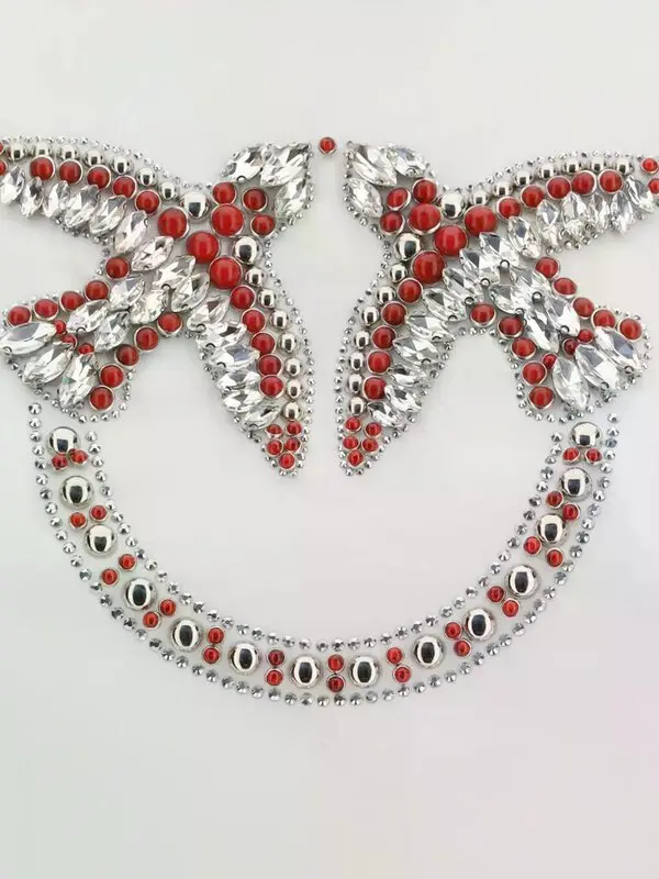 Pinko Logo Beaded T-shirt