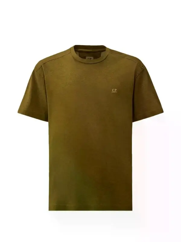 C.P. COMPANY Logo Cotton T-shirt - Green