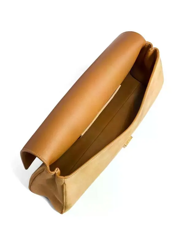 Khaite Audrey Flap-front Clutch - Neutrals