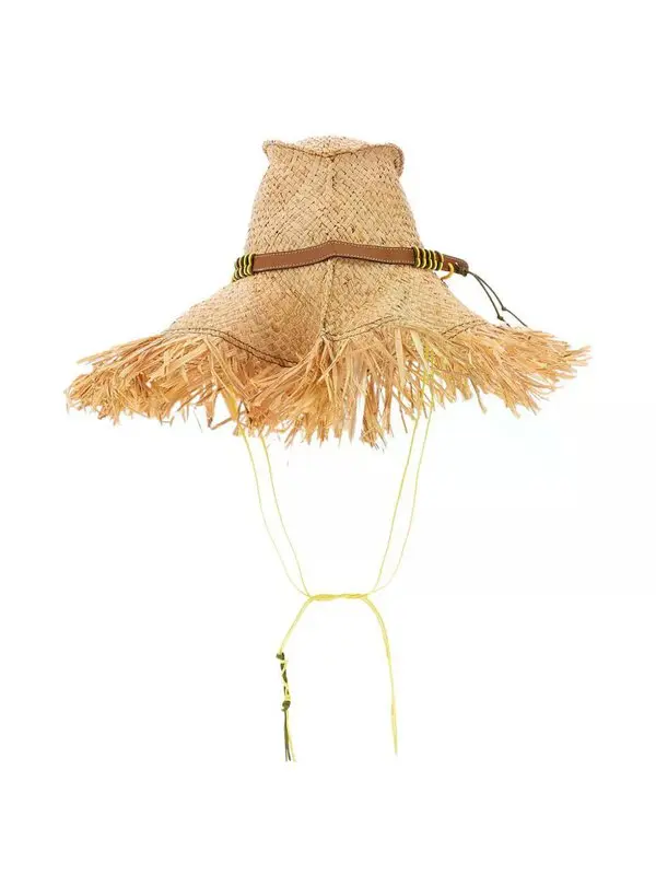 CUBA LAB X Patrizia Fabri Fringed Sun Hat