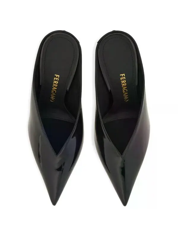 FERRAGAMO S-shaped Heel Mule
