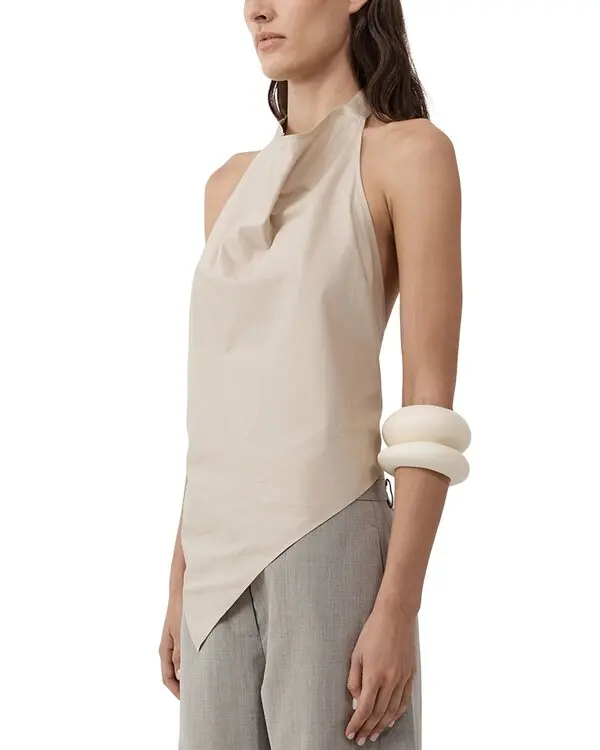 ST. AGNI Halter Top - Champagne