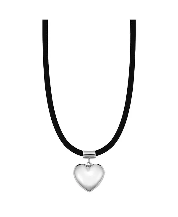 ORADINA Lover Cord Pendant Necklace - Silver