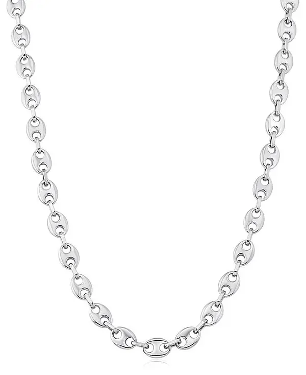 ORADINA Sterling Take Me There Petite Mariner Necklace - Silver