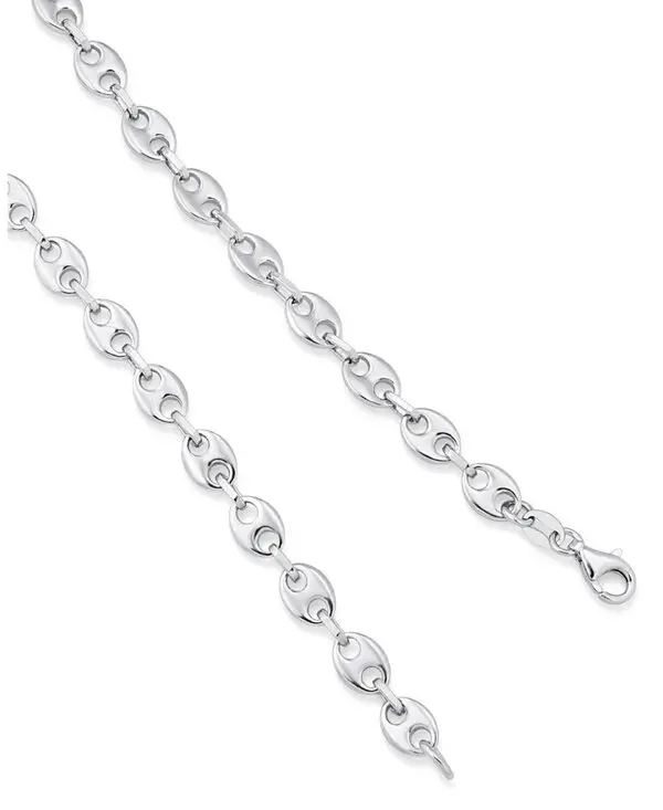 ORADINA Sterling Mariner Link Necklace