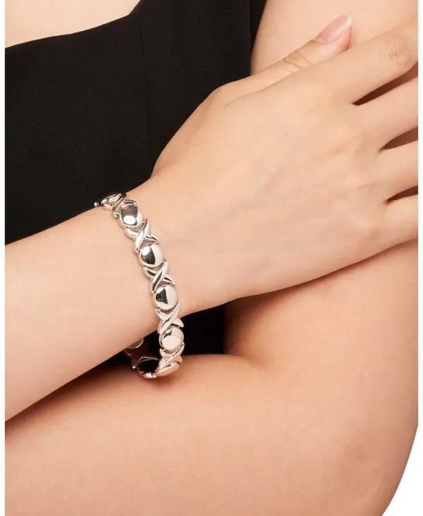 ORADINA Sterling Hugs And Kisses Bracelet