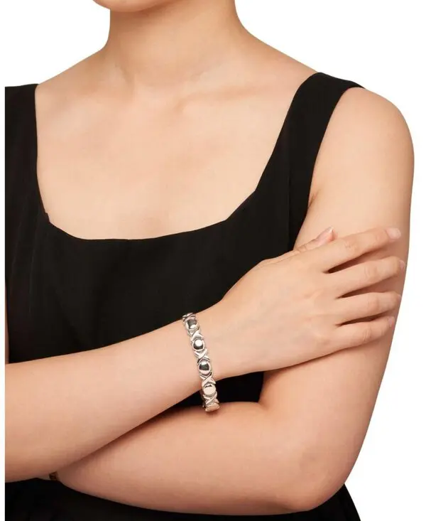 ORADINA Sterling Hugs And Kisses Bracelet